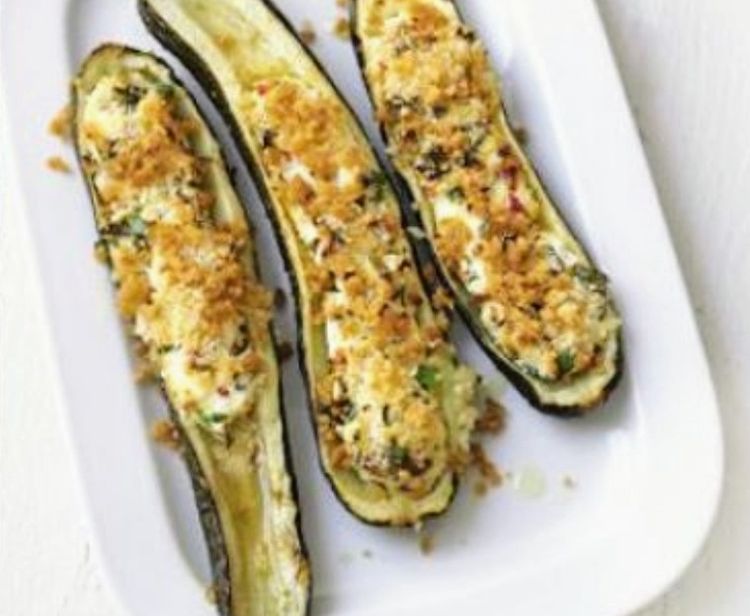 Cheesy Baked Courgettes | Bellfield Organics